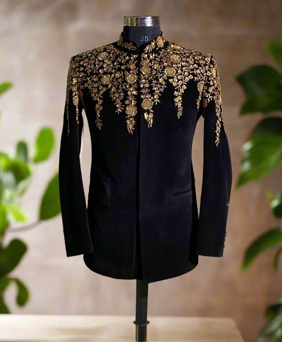 Men's Exclusive Handcrafted Embellished Mr Faisu Style Jodhpuri Set ...